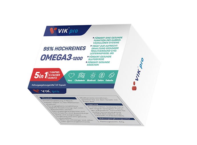 VIK®pro 95% HOCHREINES OMEGA3-1200