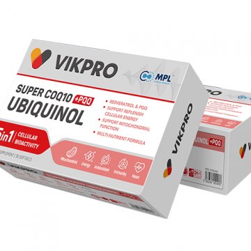 VIKPRO SUPER CoQ10+PQQ UBIQUINOL