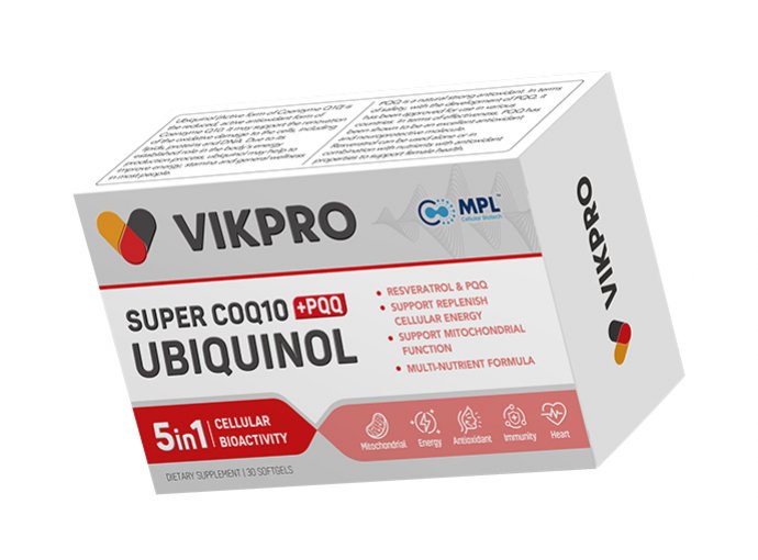 VIKPRO SUPER CoQ10+PQQ UBIQUINOL